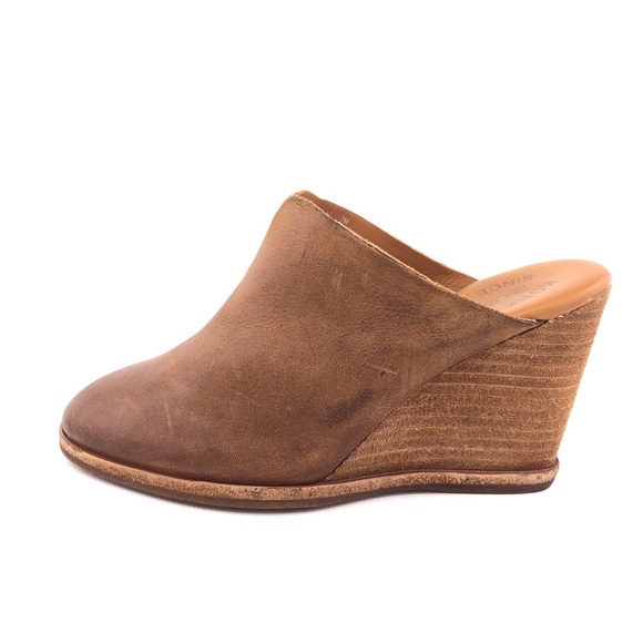 Kork-Ease | Shoes | Korkease Lanka Brown Leather Wedge Mules 7m | Poshmark